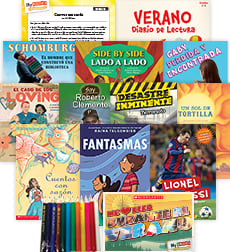 My Books Summer Spanish Grade 5 Fiction-Nonfiction Bundle by