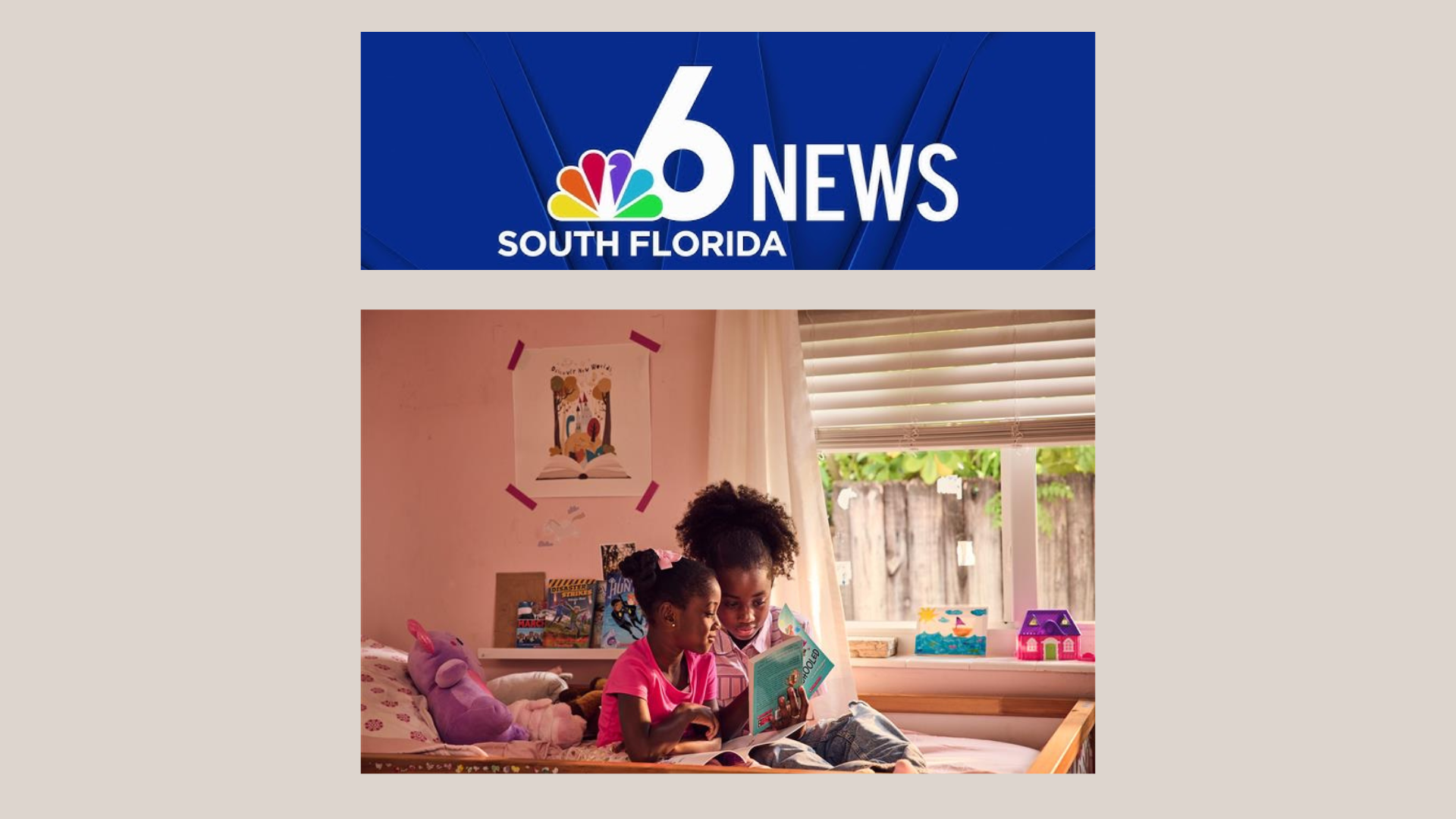 NBC Miami Highlights Positive Impact of New Worlds Reading for Students