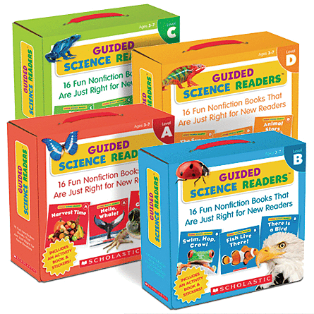 Guided Science Readers Pack (Levels A-D) by - Paperback Book Collection ...
