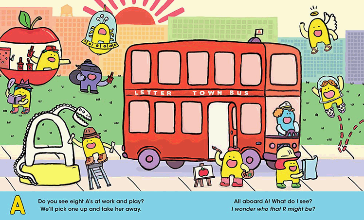 Letter Town: A Seek-and-Find Alphabet Adventure by Darren Farrell ...