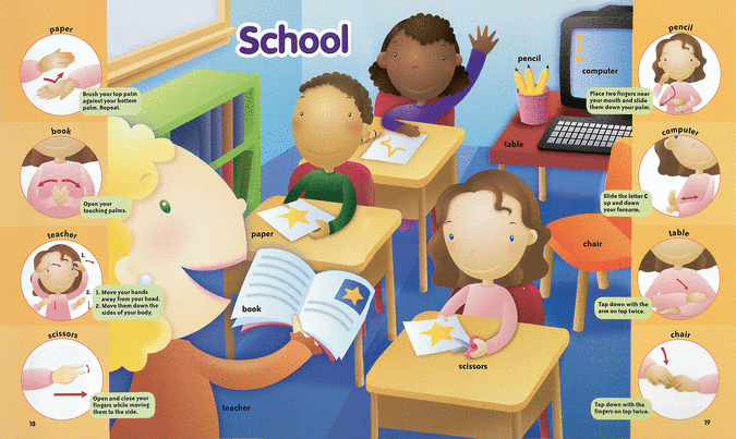 Sign Language My First 100 Words By Scholastic Paperback Book The 