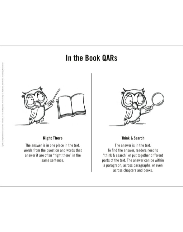 Right There/Think & Search QARs (Informational Passage): QAR ...
