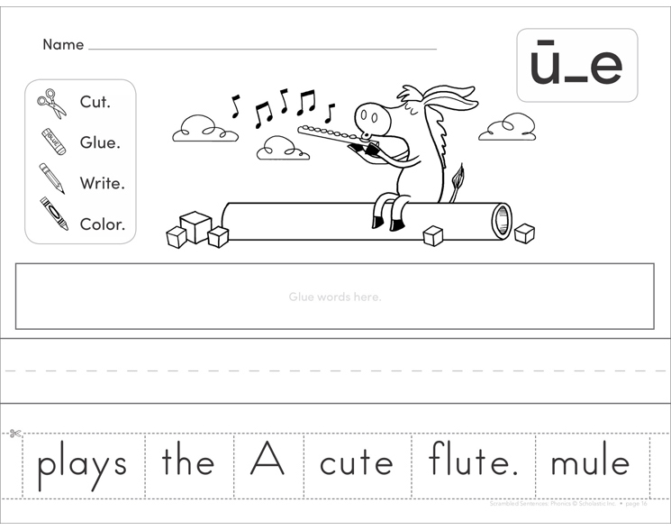 Scrambled Sentences: Phonics by Immacula A. Rhodes