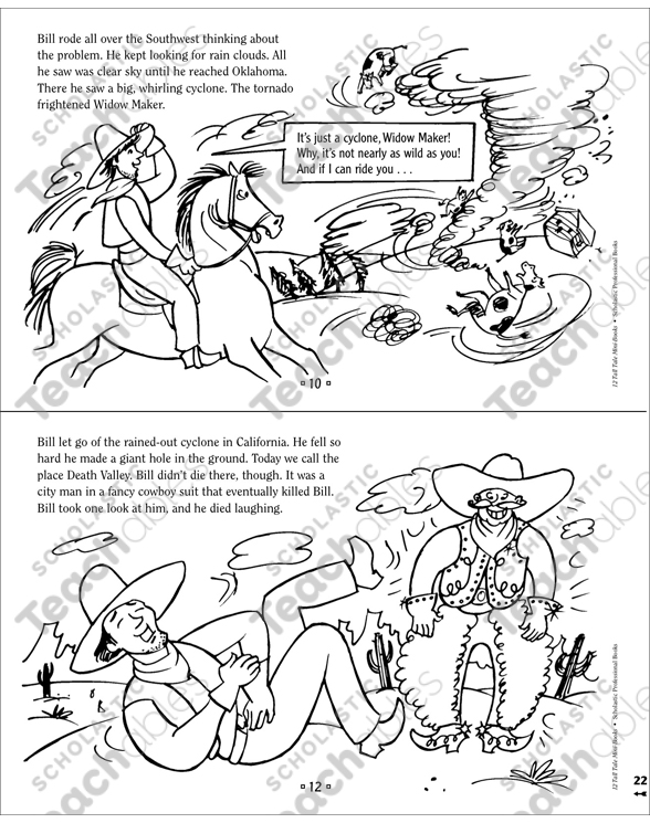 Pecos Bill: Tall Tale Mini-Book by