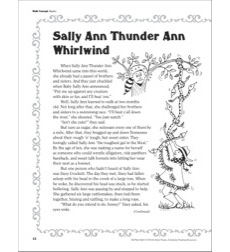 Sally Ann Thunder Ann Whirlwind (Algebra): Tall Tale Math by
