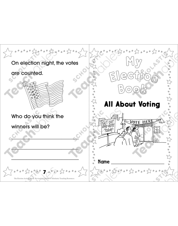 My Election Book (All About Voting): Election Activities by