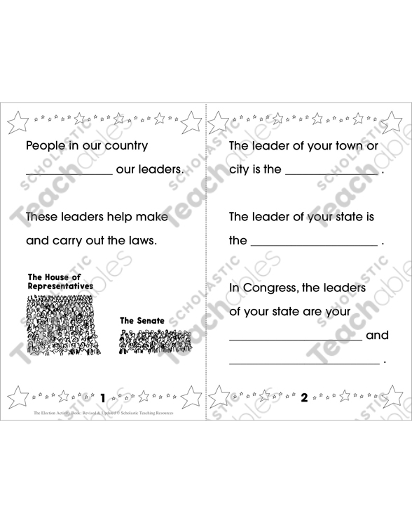 My Election Book (All About Voting): Election Activities by