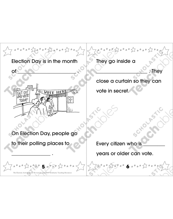 My Election Book (All About Voting): Election Activities by