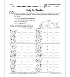 Fishy Fact Families (Identifying Fact Families): Scholastic Success ...
