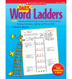 Daily Word Ladders: Grades 1-2 by Timothy V. Rasinski