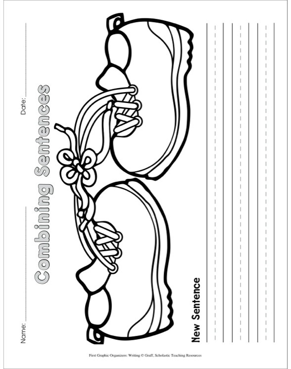 Graphic Organizer: Super Sentences (Combining Sentences) by