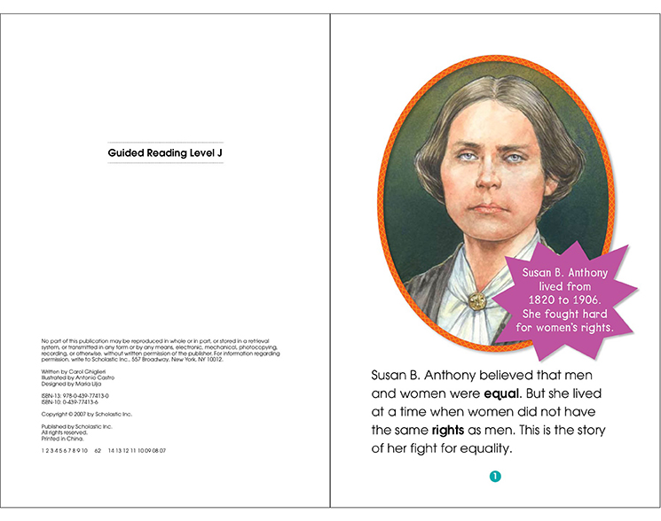 Easy Reader Biographies by