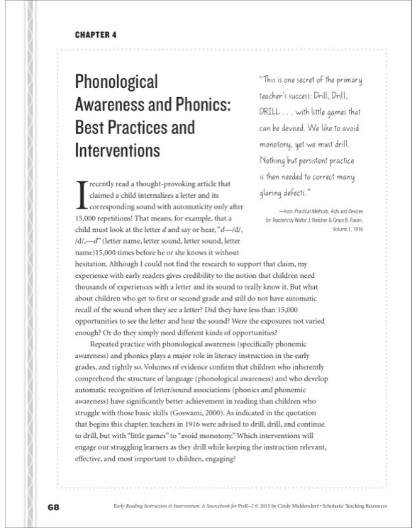 Phonological Awareness and Phonics (Best Practices and Interventions ...