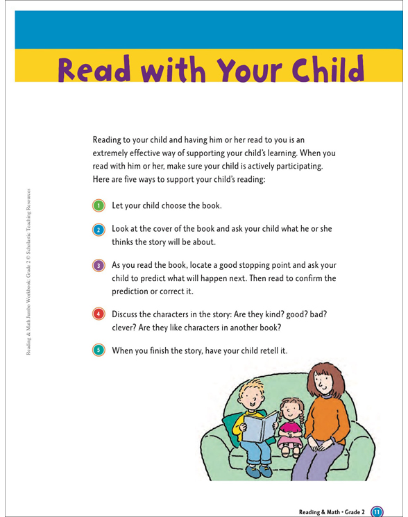 Reading & Math Jumbo Workbook: Grade 2 by John N. Mangieri;Cathy ...