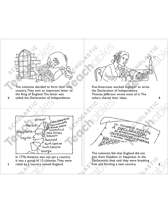 What Is the Declaration of Independence? Mini-Book by