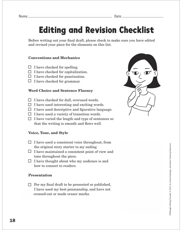 Cliffhanger Writing Prompts by Teresa Klepinger