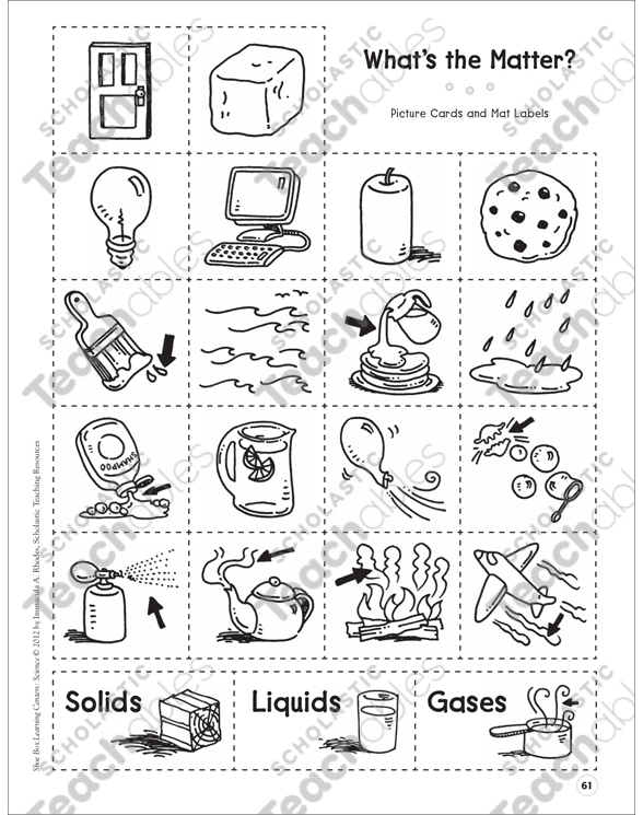 What's the Matter? (States of Matter): Physical Science Shoe Box ...