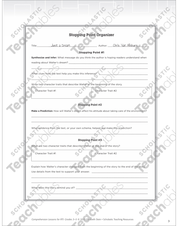 Experience Text Relationship: Comprehension Lesson by