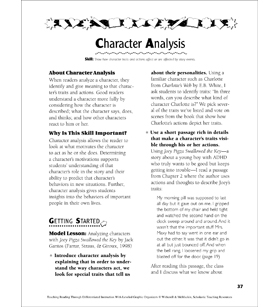 Character Analysis: Leveled Graphic Organizers for Differentiated ...