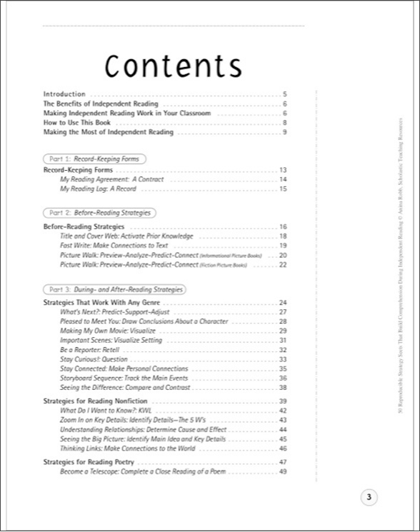 50 Reproducible Strategy Sheets That Build Comprehension During ...