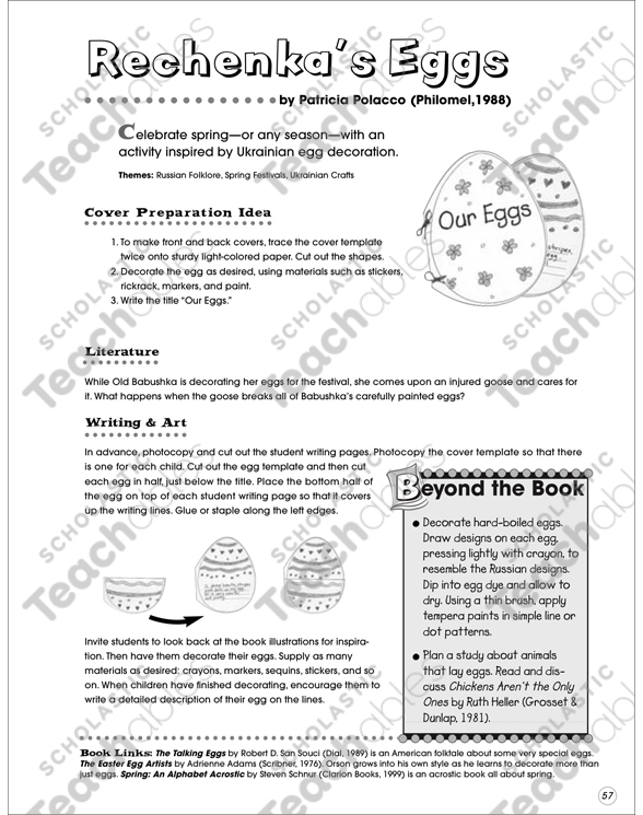 Rechenka's Eggs: Collaborative Book by