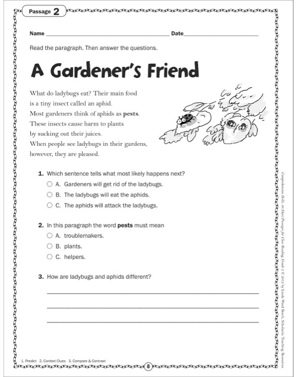 A Gardener's Friend: Grade 2 Close Reading Passage by