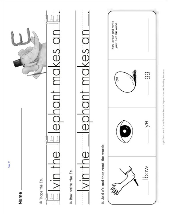 AlphaTales: A to Z Letter Formation Practice Pages by