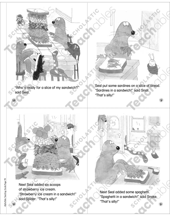 Alpha Tales: Seal's Silly Sandwich (Letter S): Alpha Tales Mini-Book by