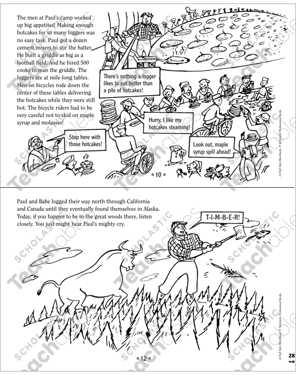 Tall Tales: Paul Bunyan: Tall Tale Mini-Book by