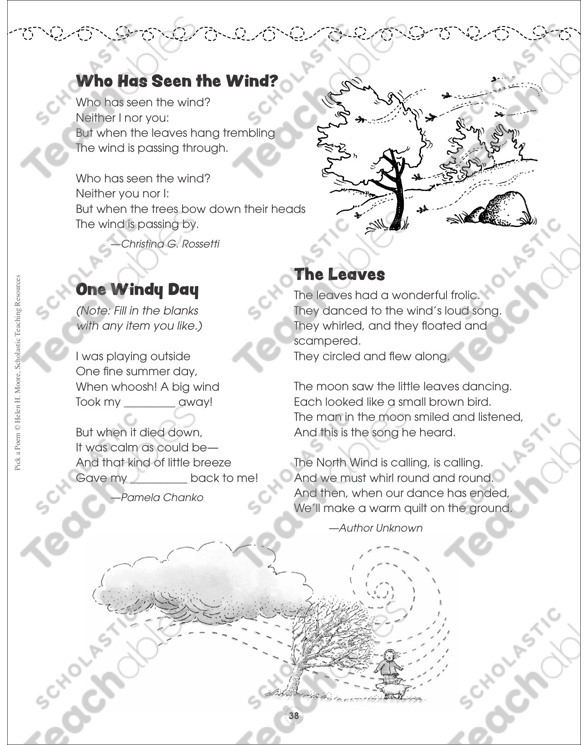 Whatever the Weather: Pick a Poem by
