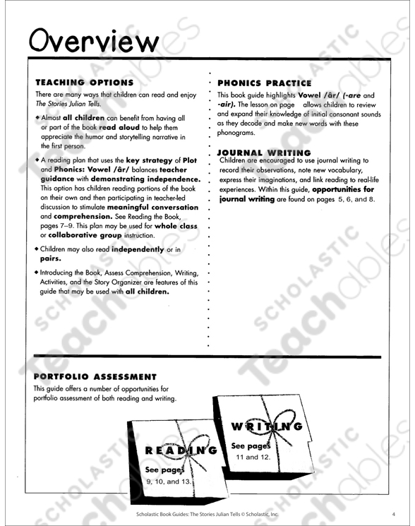 Book Guide: The Stories Julian Tells by