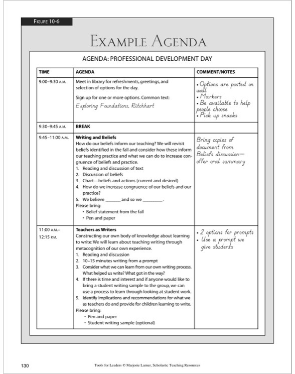 In-School Professional Development Days: Tools for Leaders by