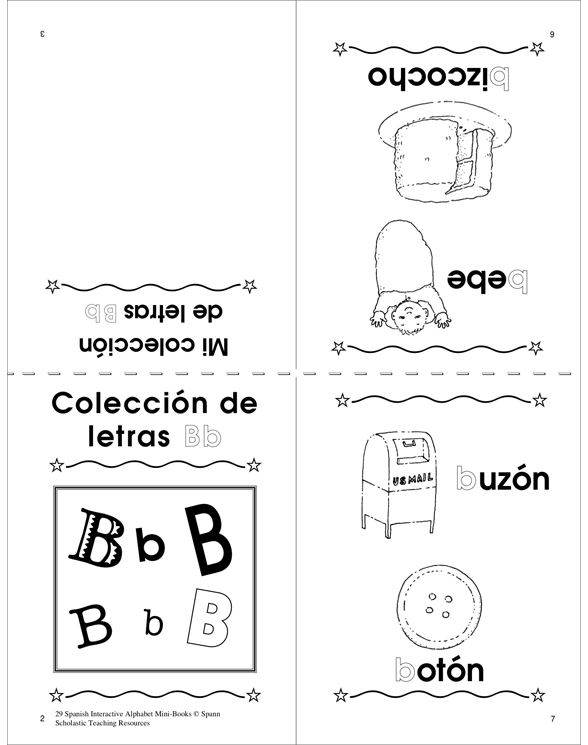 29 Spanish Alphabet Mini-Books by Mary Beth Spann
