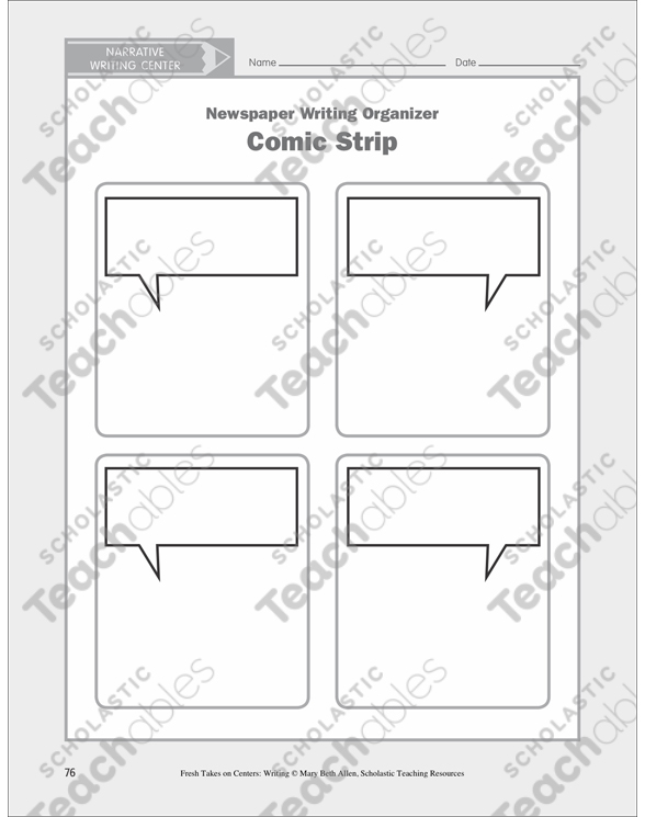 Newspaper Writing: Narrative Learning Center by