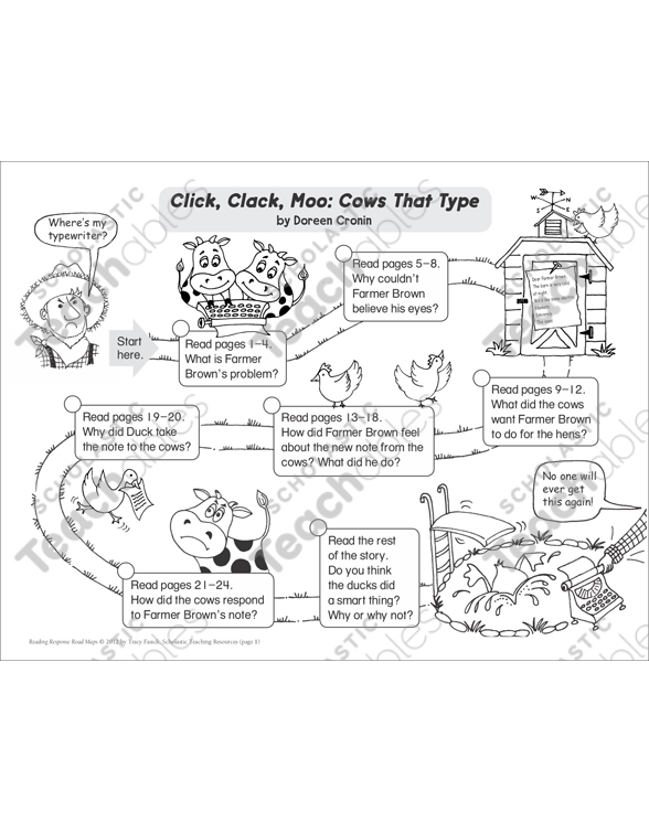 Click, Clack, Moo: Cows That Type by Doreen Cronin: Reading Response ...