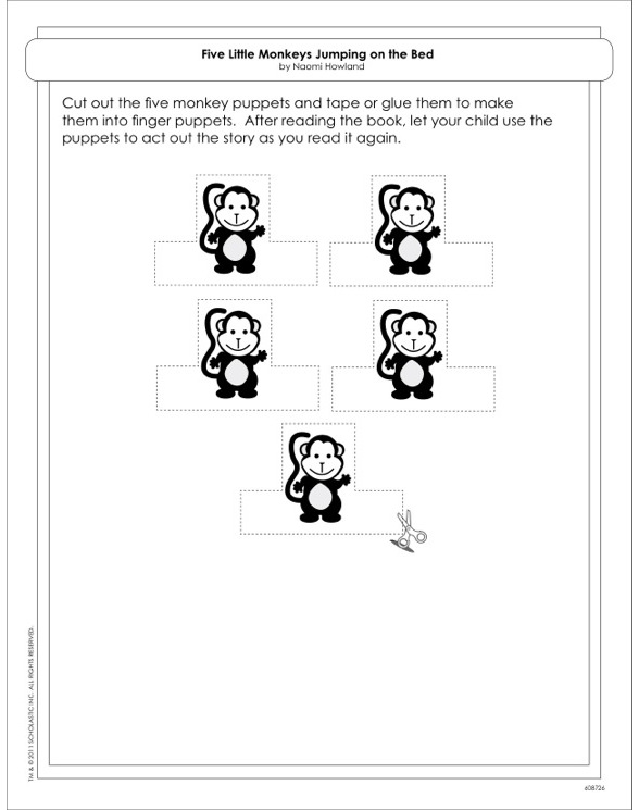 Five Little Monkeys Jumping on the Bed by Eileen Christelow