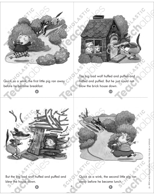 The Three Little Pigs: Folk & Fairy Tale Easy Readers Mini-Book ...