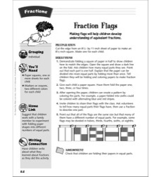 Fraction Flags (paper folding to make equivalent fractions): Fractions ...
