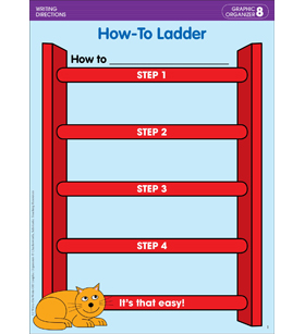 How-To Ladder (Writing Directions): Writing Skills Lesson Plan ...