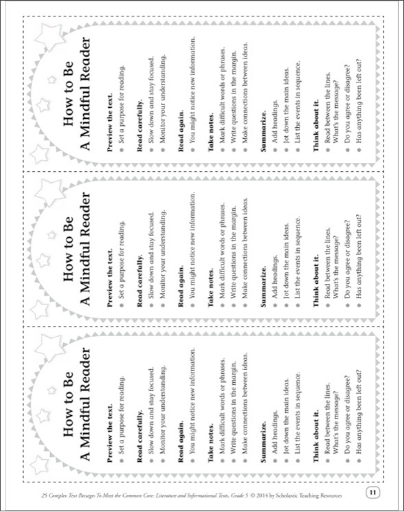 25 Complex Text Passages to Meet the Common Core: Literature and ...