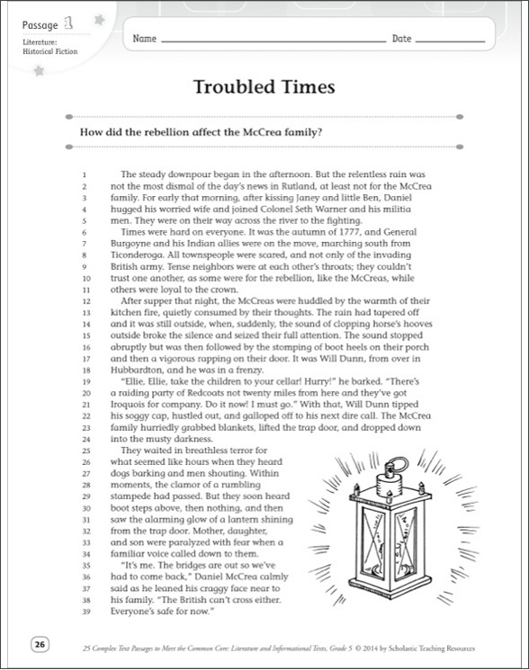 25 Complex Text Passages to Meet the Common Core: Literature and ...