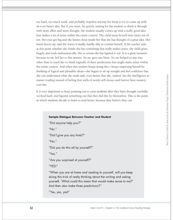 The Scattered Clues Reading Strategy for Struggling Readers by