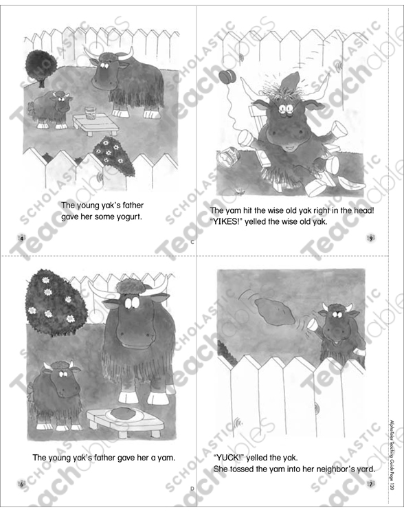 Alpha Tales: The Yak Who Yelled Yuck (Letter Y): Alpha Tales Mini-Book by