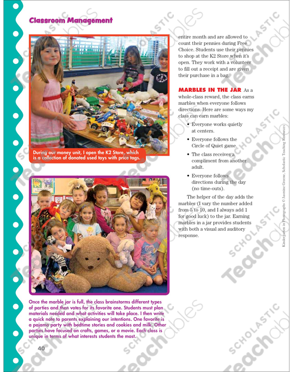 Classroom Management: Kindergarten in Photographs by