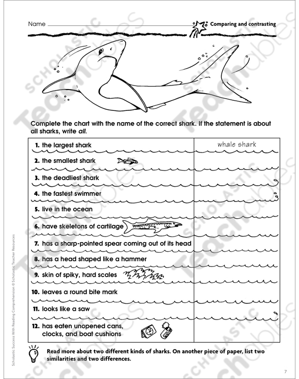 Compare & Contrast Grade 5 Differentiation Pack by