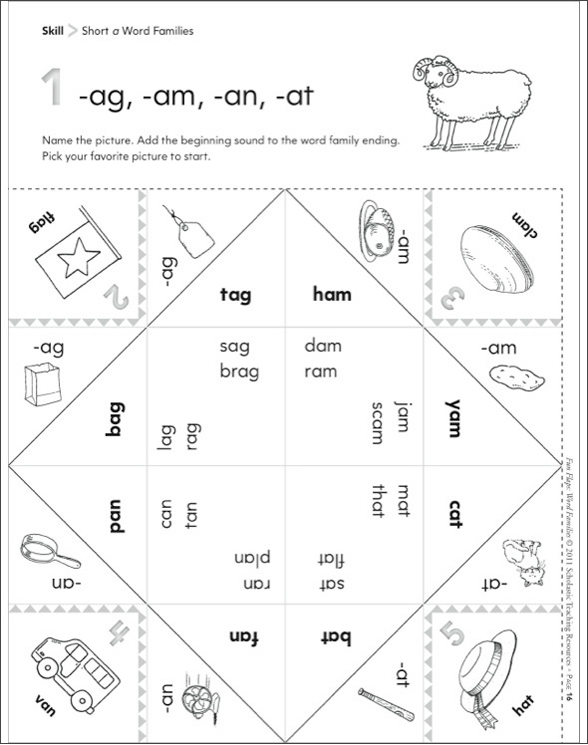 Fun Flaps: Word Families by Immacula A. Rhodes