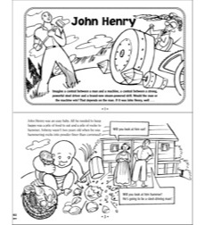 Tall Tales: John Henry: Tall Tale Mini-Book by