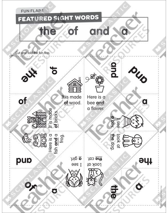 Fun Flaps: 1st 100 Sight Words by Violet Findley
