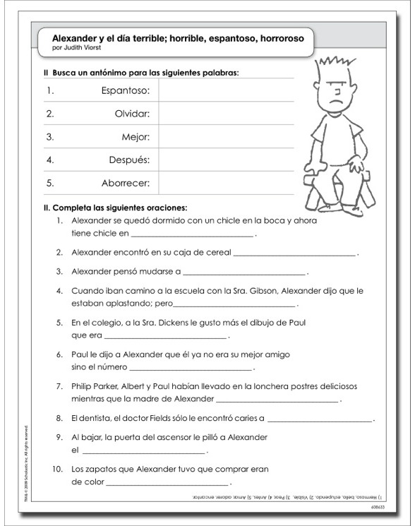 Alexander Books: Alexander y el día terrible, horrible, espantoso ...