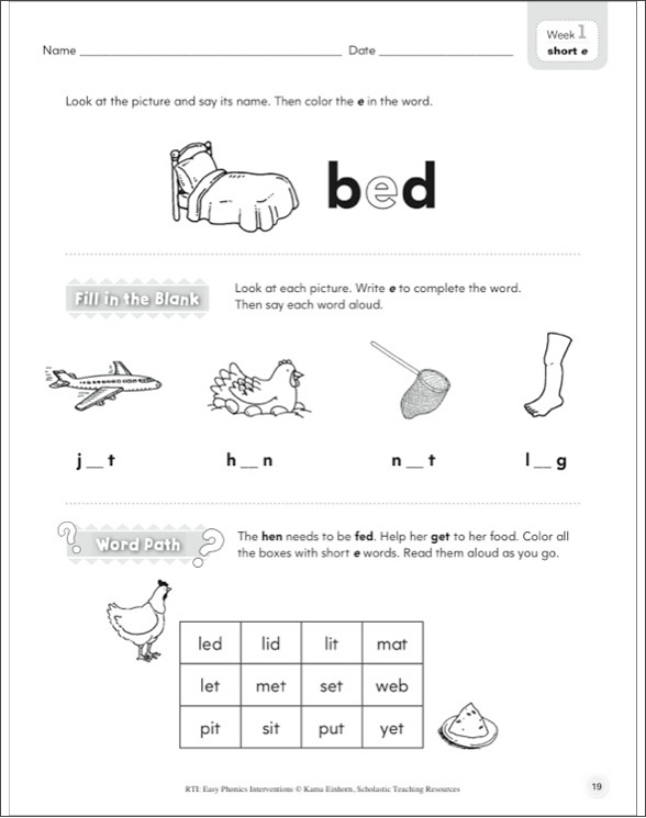 RTI: Easy Phonics Interventions by Kama Einhorn